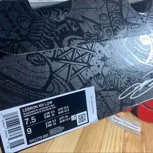 Nike | Shoes | New Nike Lebron Xix 9 Low Black White Red Mens ...